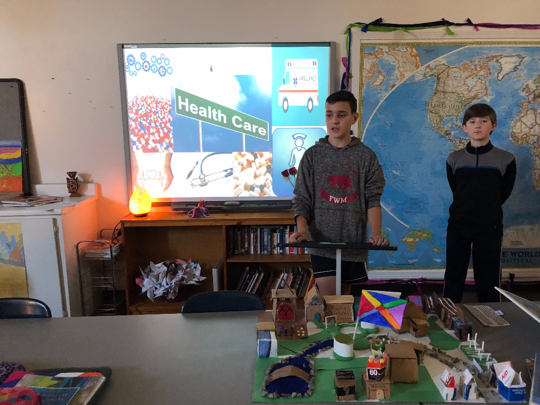 Fraser Woods Montessori School | Middle School: Focus on Utopia Projects